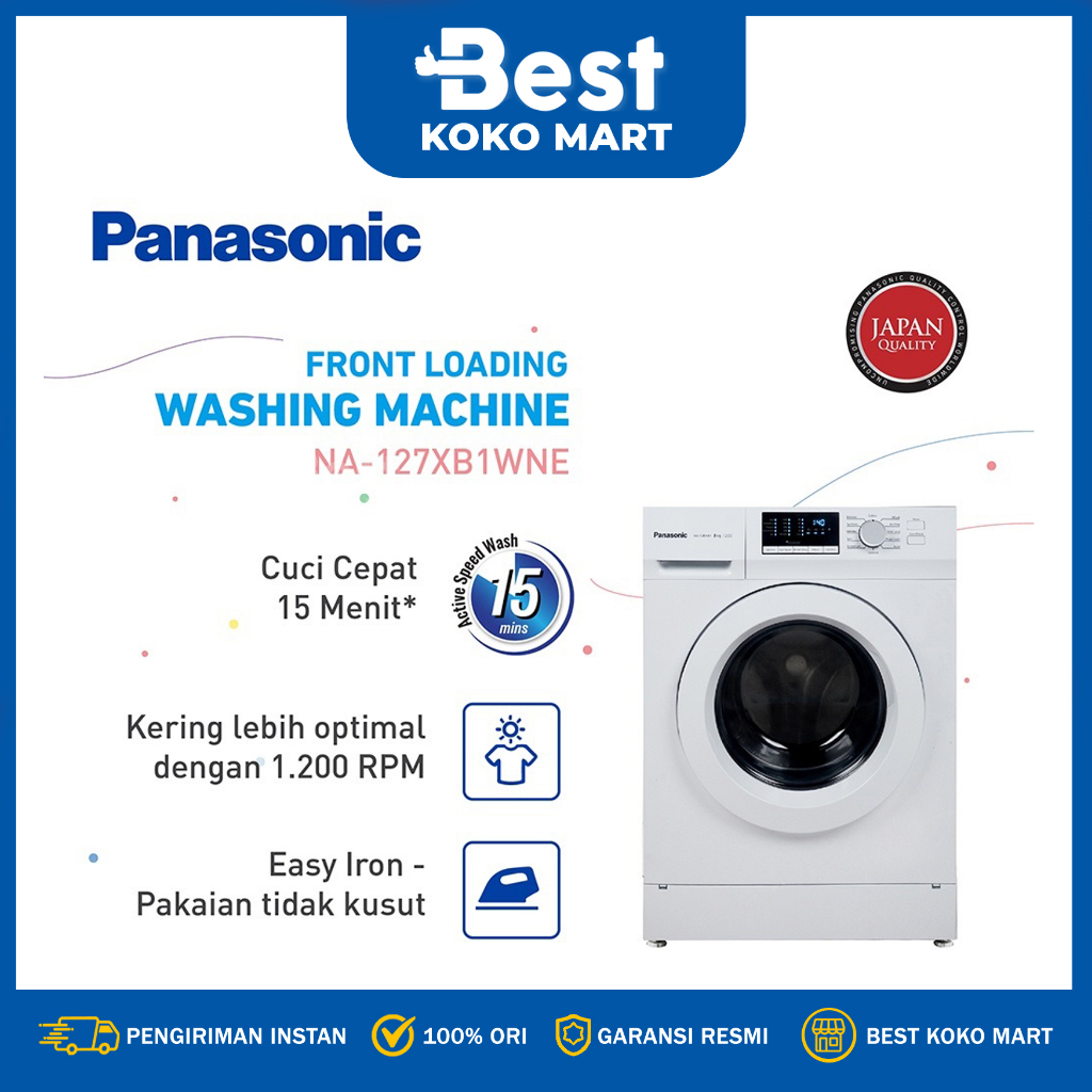 Jual Washing Machine/ Mesin Cuci Front Loading [7 Kg] Panasonic NA ...
