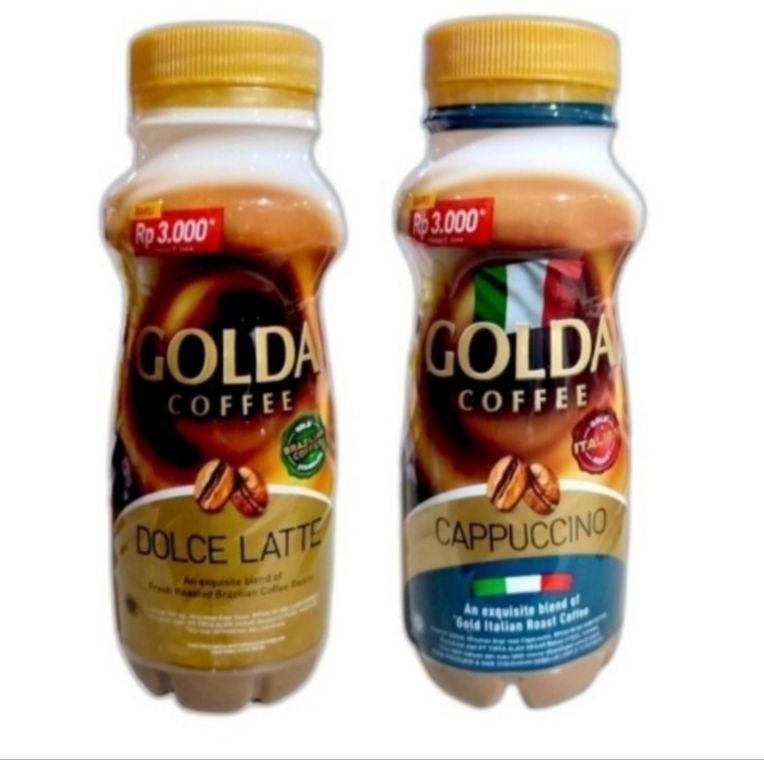 Jual 1 botol Golda Coffee Dolce Latte & Capucino 200 ml | Shopee Indonesia