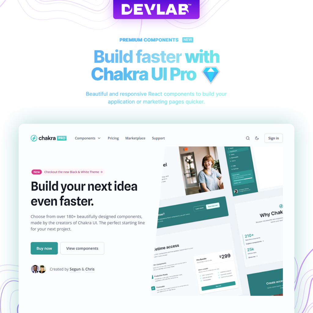 Jual Chakra UI Pro - Library React Components / React / Pro Theme ...
