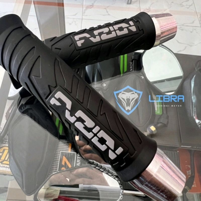 Jual handgrip fuzion grip motor + jalu import universal(hitam) | Shopee ...