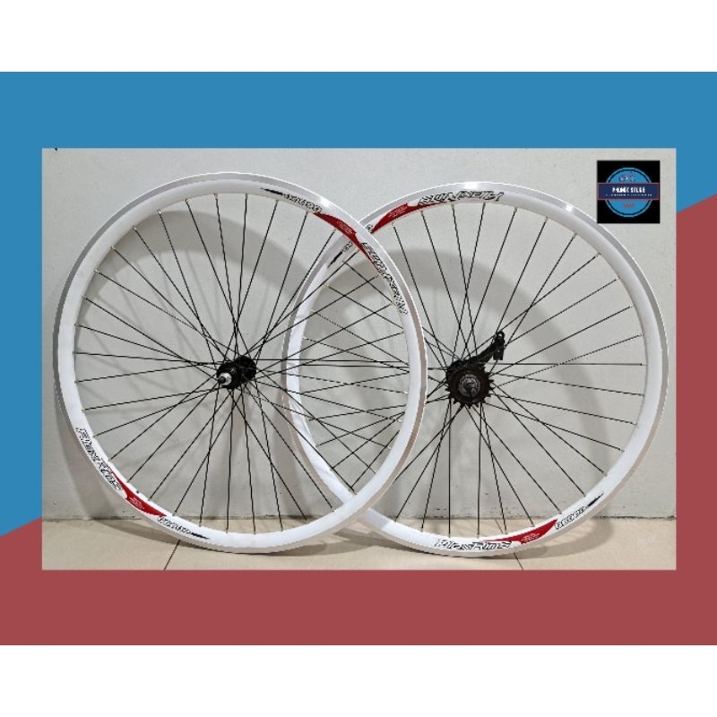 Jual Wheel Set Velg Fiksi Fixie Alexrims Double Wall 700C 36 Hole Velg ...