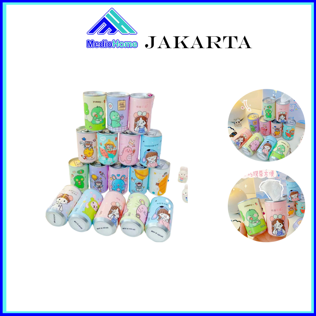 Jual Tisuue Basah Mini/tissue Karakter 1 pack isi 8 Bungkus MH-1370 ...