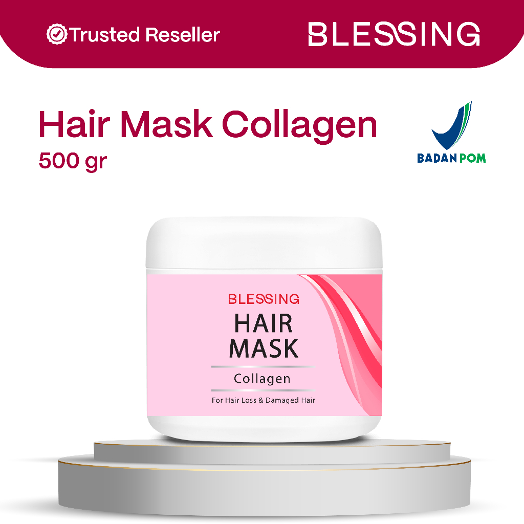 Jual Blessing Hair Mask Collagen 500ML - Masker Rambut Collagen ...