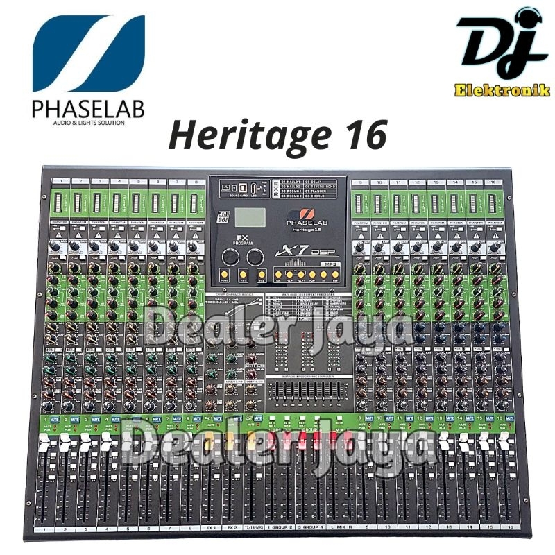 Jual Mixer Analog Phaselab HERITAGE 16 / HERITAGE16 - 16 channel | Shopee Indonesia