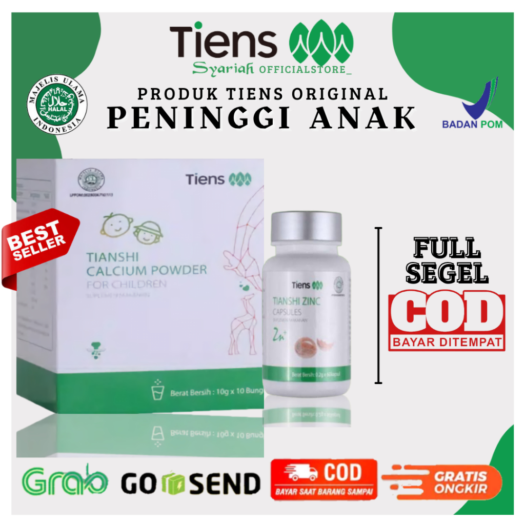 Jual Susu Kalsium Peninggi Badan Anak Tiens Original dan Suplemen ...