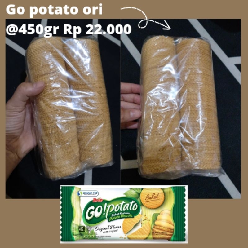 Jual Snack Jajanan Go Potato original flavour 450gr | Shopee Indonesia