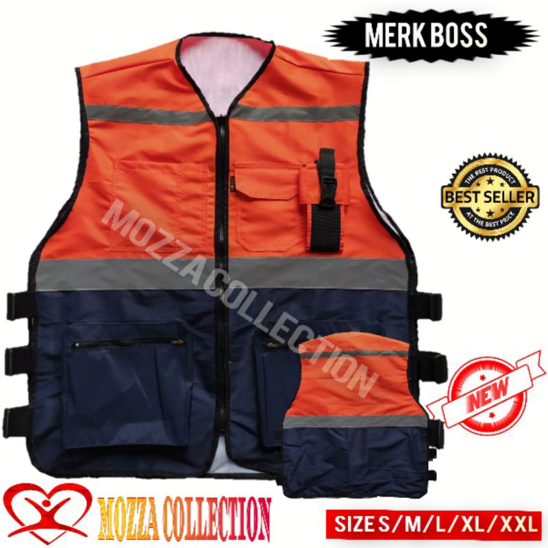 Jual ROMPI SAFETY TASLAN PREMIUM KOMBINASI ORANGE DONGKER TERBARU-ROMPI ...