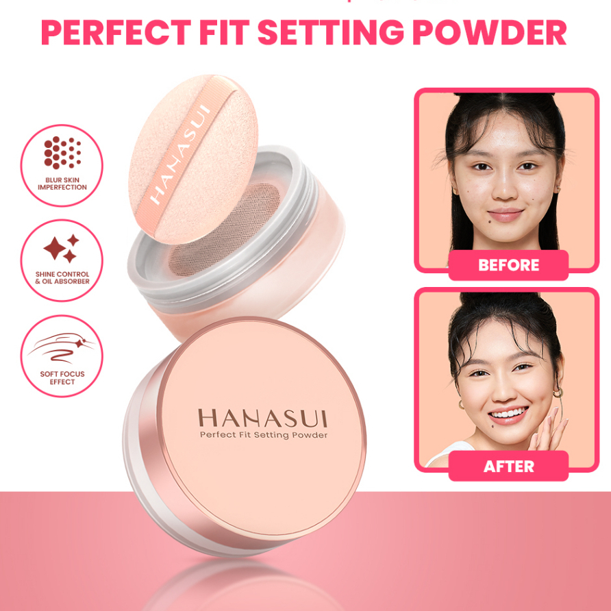 Jual HANASUI Perfect Fit Setting Powder | Loose Powder Bedak Tabur ...