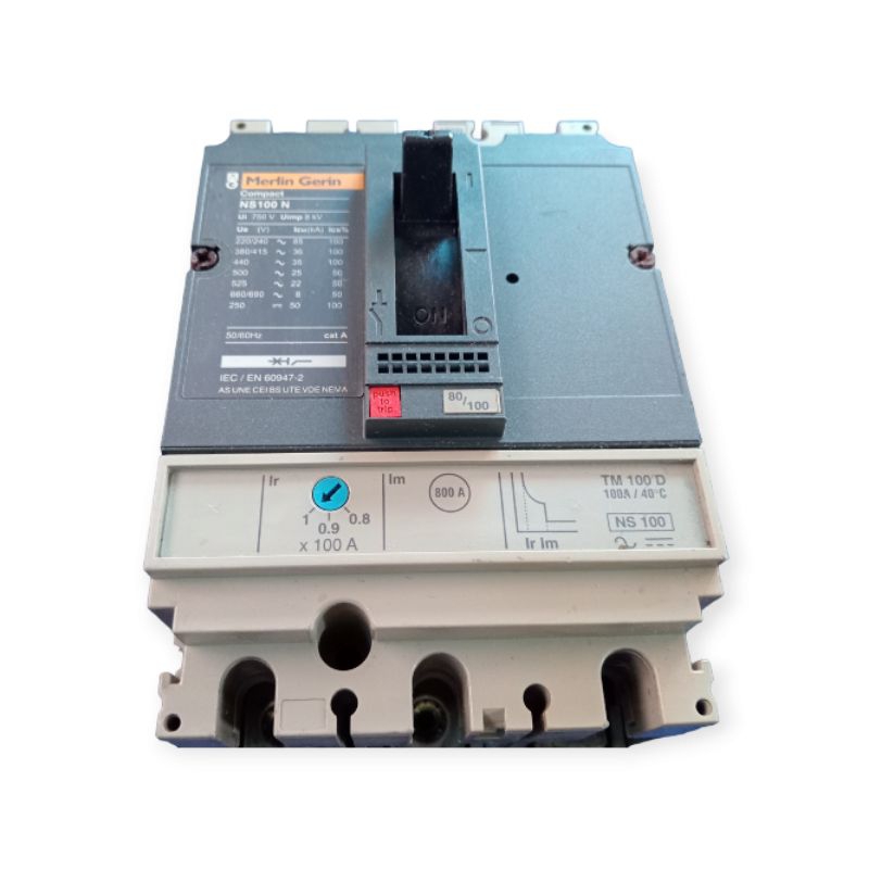 Jual Mccb Breaker Merlin Gerin NS100 N 80A/100A Original Second Mulus ...