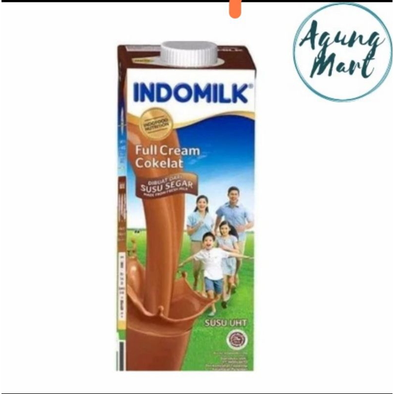 Jual Indomilk Full Cream Uht Chocolate 1000ml | Shopee Indonesia