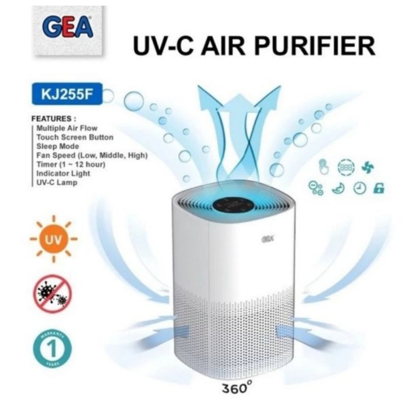 Jual AIR PURIFIER GEA KJ255F - PEMBERSIH UDARA GEA KJ255F - GEA AIR ...