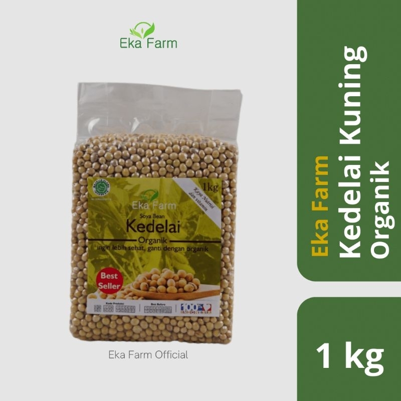 Jual KEDELAI KUNING ORGANIK - 1KG | Shopee Indonesia