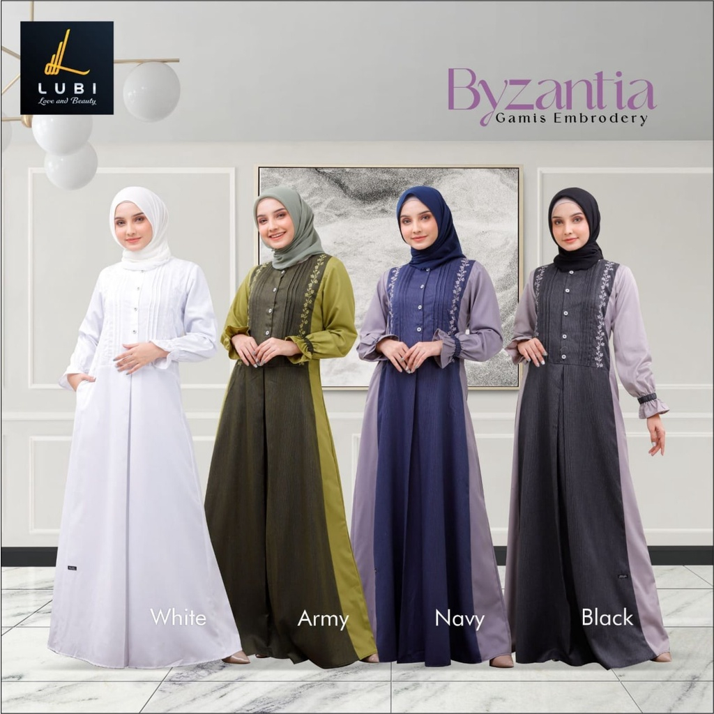 Jual GAMIS TERBARU LUBI BYZANTIA ORIGINAL FISHA CLASSIC | Shopee Indonesia