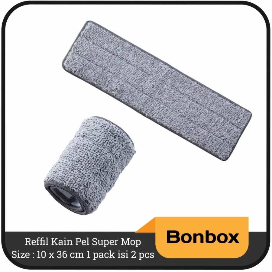 Jual Refill Kain Pel MOP Microfiber - BONBOX BCT703 | Shopee Indonesia