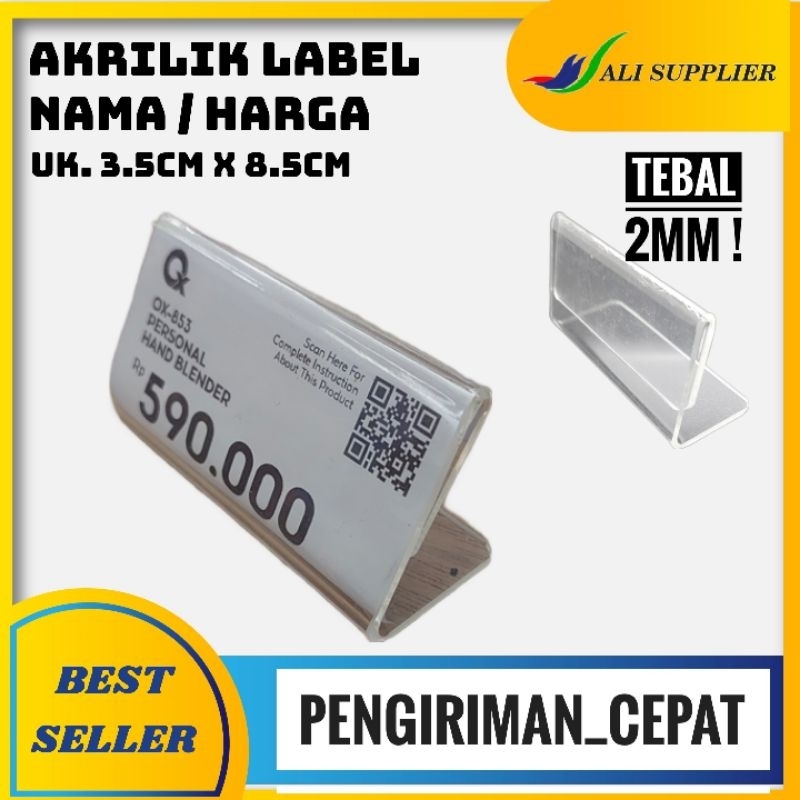 Jual LABEL NAMA MEJA AKRILIK / LABEL HARGA DIMEJA / PRICE TAG LABEL ... Jual LABEL NAMA MEJA AKRILIK / LABEL HARGA DIMEJA / PRICE TAG LABEL ...
