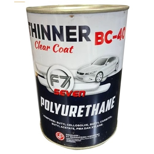 Jual THINNER PU F7 Clear Coat BC 40 - Pengencer Cat 1Liter | Shopee Indonesia