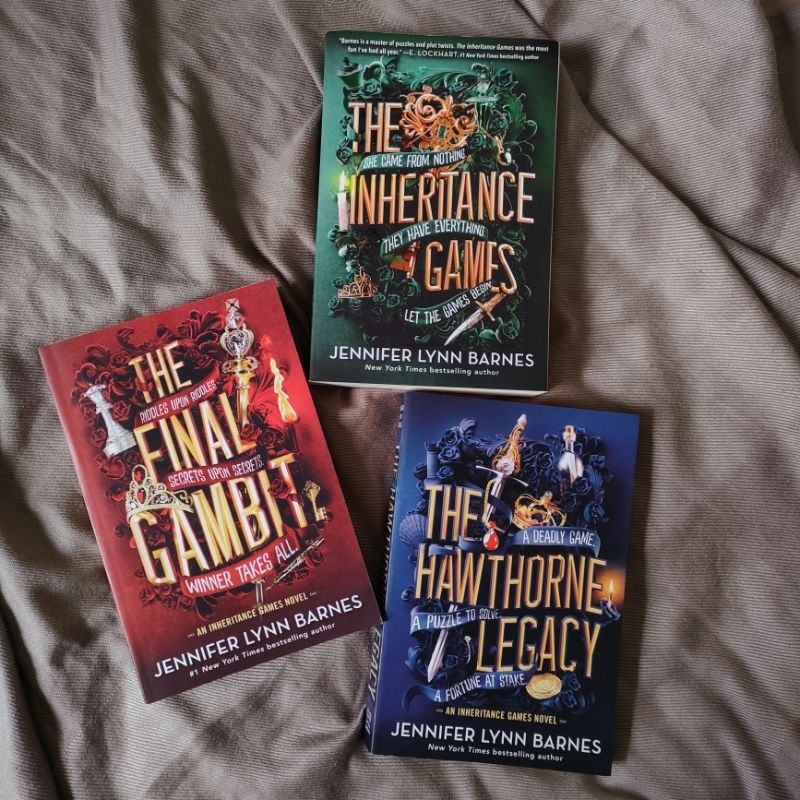 Jual (Preloved) The Inheritance Games Set - Jennifer Lynn Barnes ...