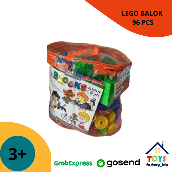 Jual Mainan Edukasi Blocks Lego Susun Isi 96 Pcs | Shopee Indonesia