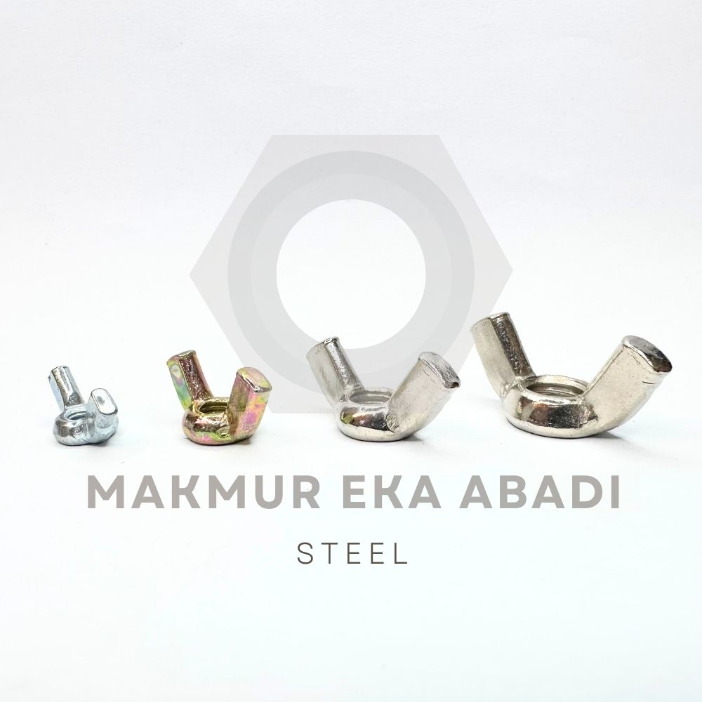 Jual Mur Kuping / Wing Nut / Mur Kupu | Shopee Indonesia