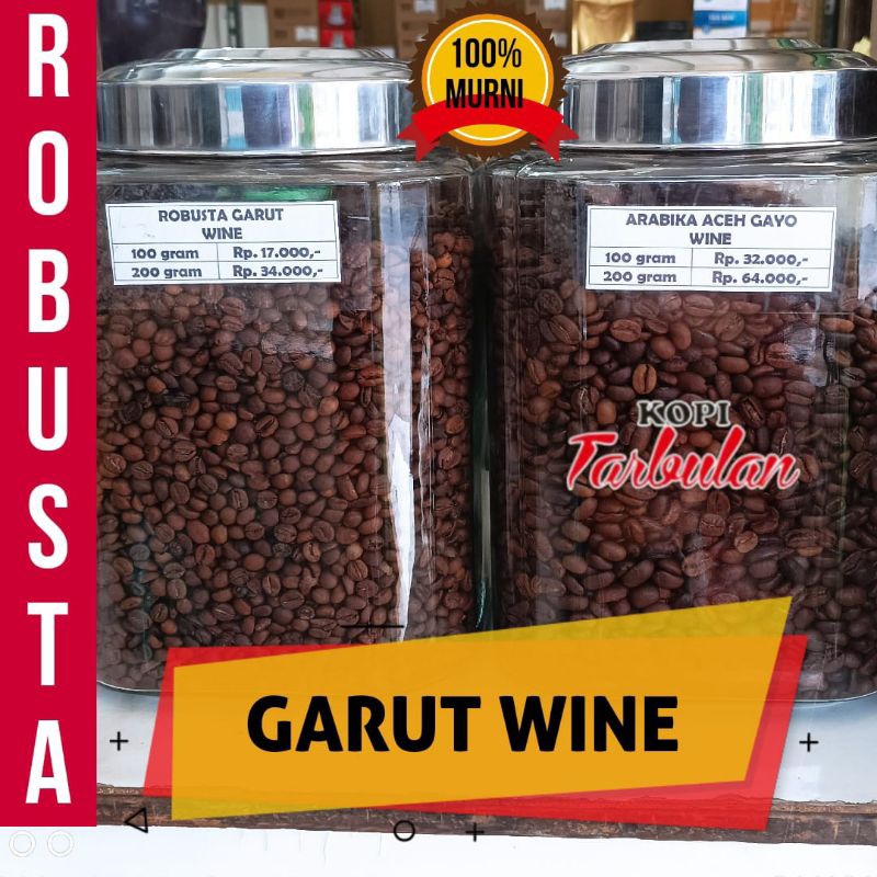 Jual Kopi Robusta Garut Wine Netto 200 gram | Shopee Indonesia