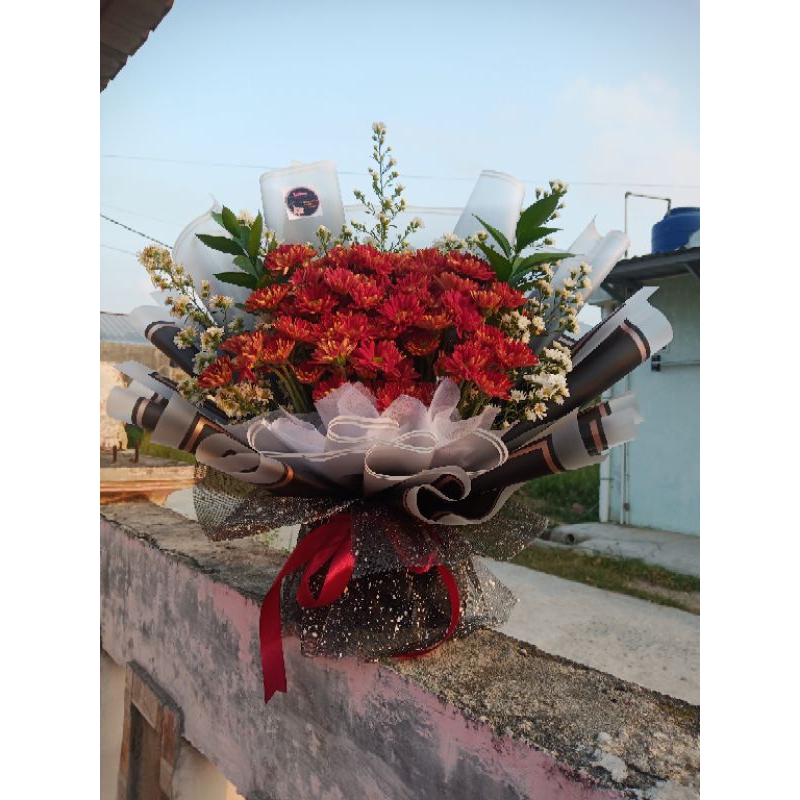 Jual FRESH FLOWER BOUQUET | BUKET BUNGA ASLI | BUKET BUNGA ASTER ...