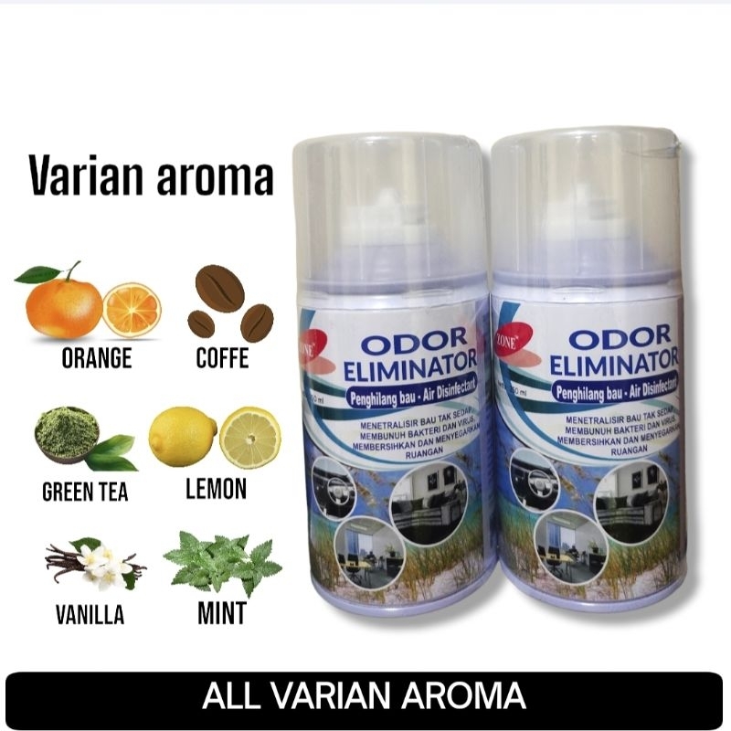 Jual ZONE odor eliminator air disinfectant fogging mobil 250ml | Shopee ...