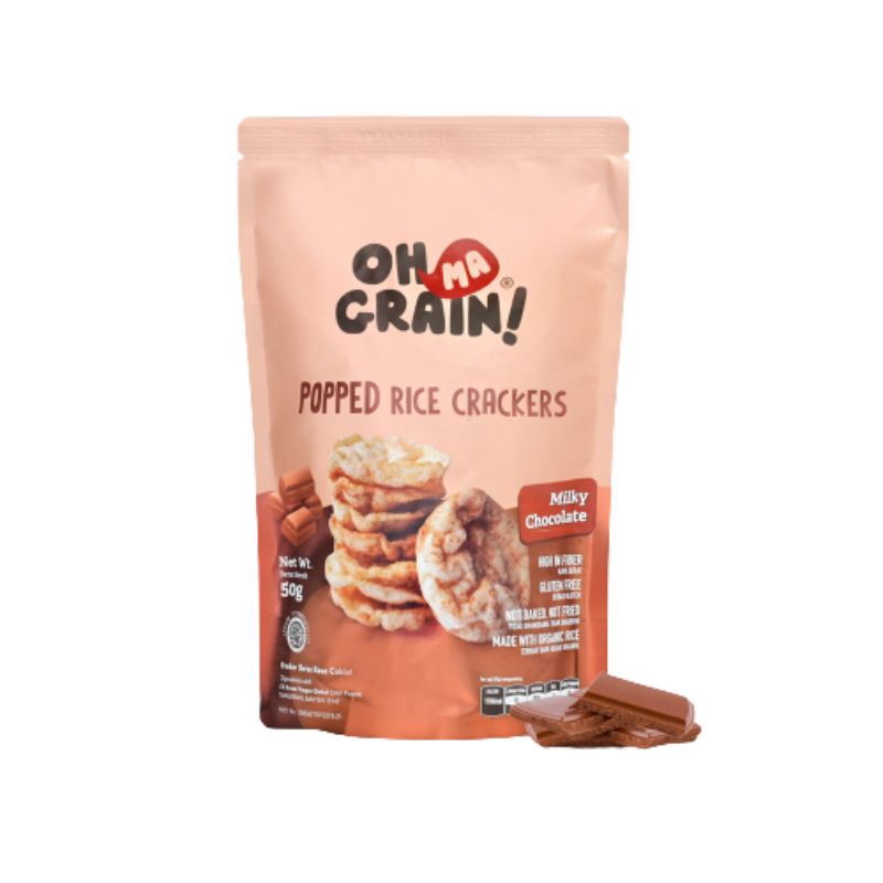 Jual Oh ma grain! popped rice crackers / snack cemilan keripik beras ...
