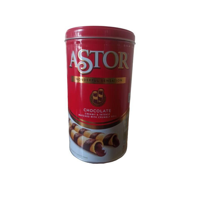 Jual Astor Wafer Stick Chocolate Kaleng | Shopee Indonesia