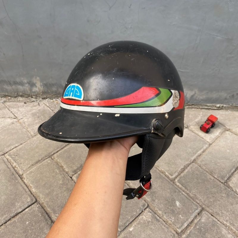 Jual helm cebok cetok gag helm gag lawas helm cebok gag jadul | Shopee ...