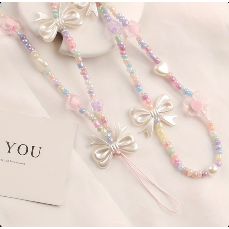 Jual Strap hp / gantungan hp / bow strap phone | Shopee Indonesia