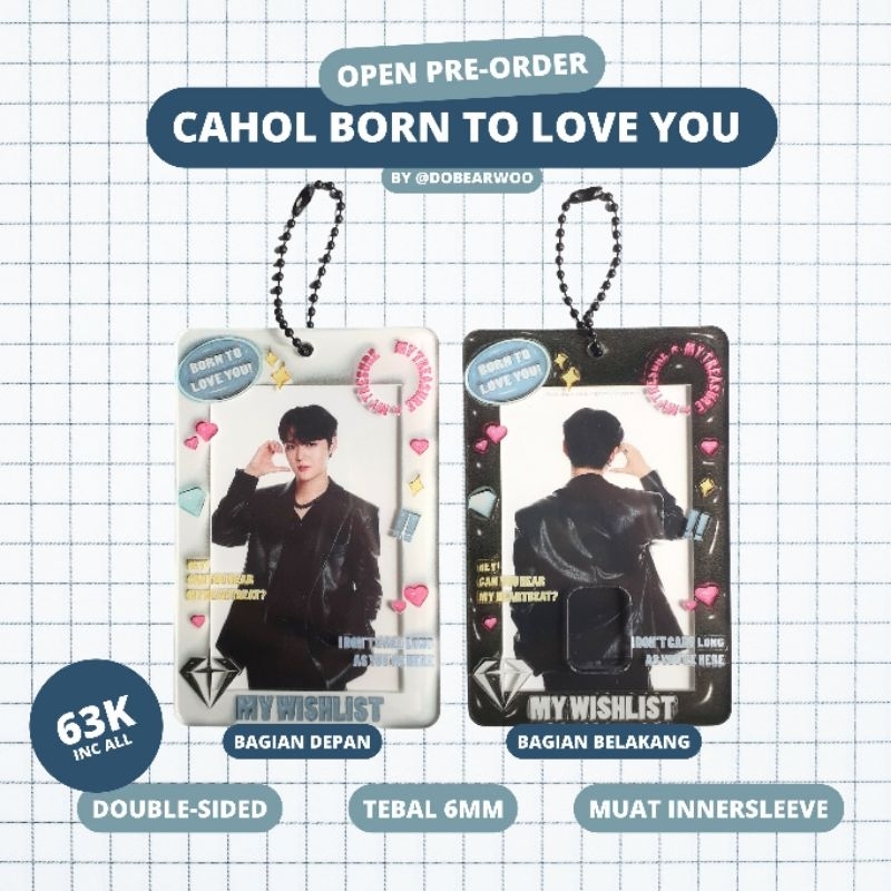 Jual Photocard Holder Treasure double sided Born To Love You ( Cahol 2 ...