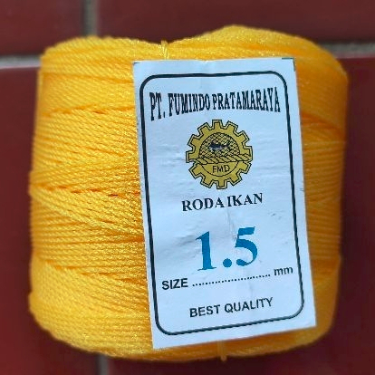 Jual Tali Tambang kecil 1,5 mm RODA IKAN / FUMINDO (FO) ±150 METER | Shopee Indonesia