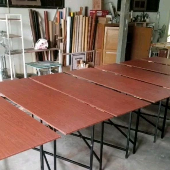 Jual Meja lipat 100*50*70 meja makan cafe coffeeshop meja warung tenda bazar | Shopee Indonesia