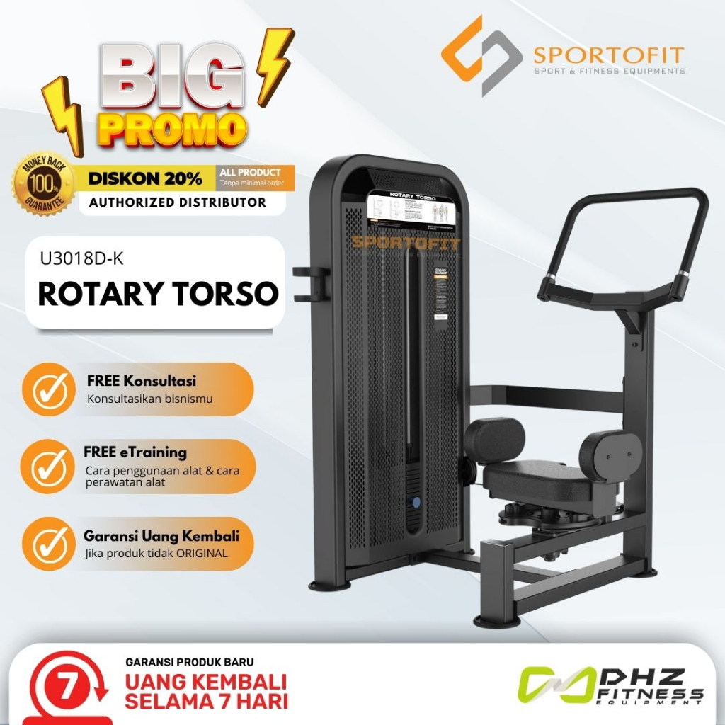 Jual Rotary Torso U3018D-K | DHZ | GYM | Shopee Indonesia