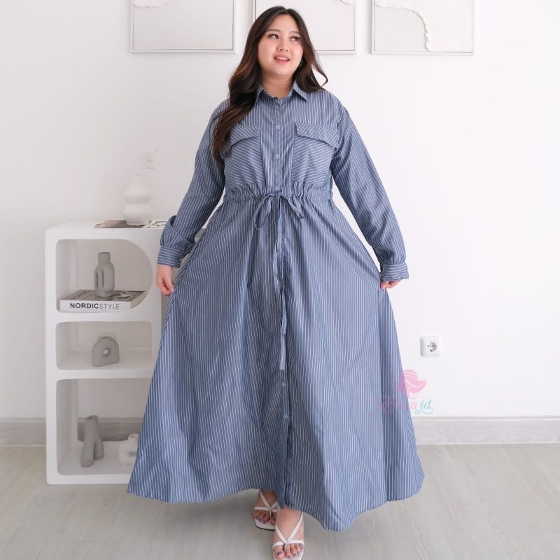 Jual jumbo Gamis Aruni katun Salur ld 120 130 140 | Shopee Indonesia