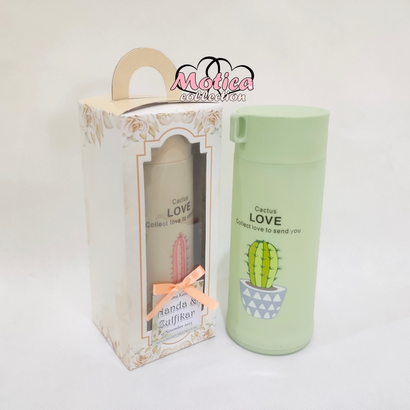 Jual Souvenir Botol Kaktus 420ml Kemas Plastik Mika Box Paperbox ...