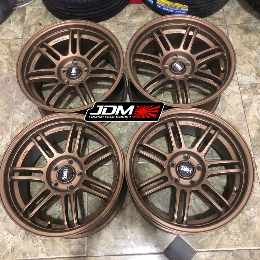 Jual Velg Mobil Ring 18 Baut 5 HSR BOON Murah Bekas R18 Lebar 9,5 Pcd 5x114,3 Buat INOVA CIVIC ...