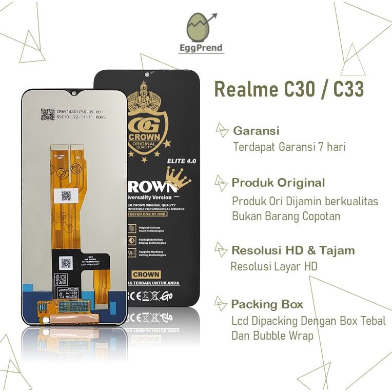 Jual LCD TOUCHSCREEN REALME C30 / C33 / NARZO 50I PRIME ORIGINAL ...
