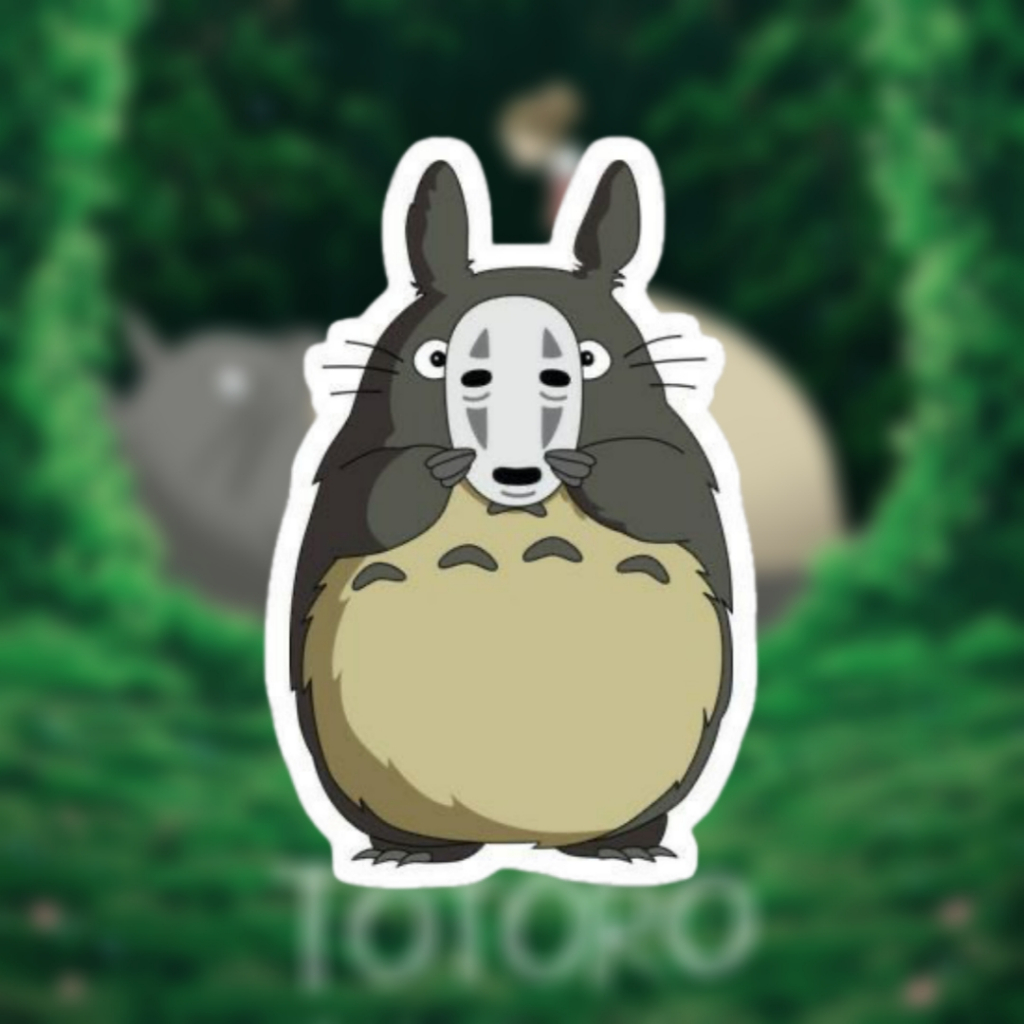 Jual Stiker TOTORO Ghibli Edition Waterproof | Stiker Aesthetic ...