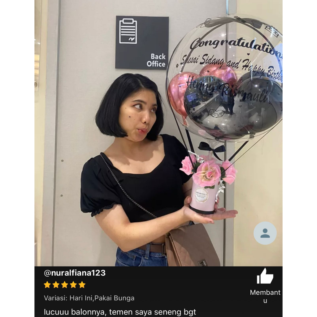 Jual [READY JAKARTA 1HARI JADI] Buket Balon Balloon Bucket Balon Wisuda ...