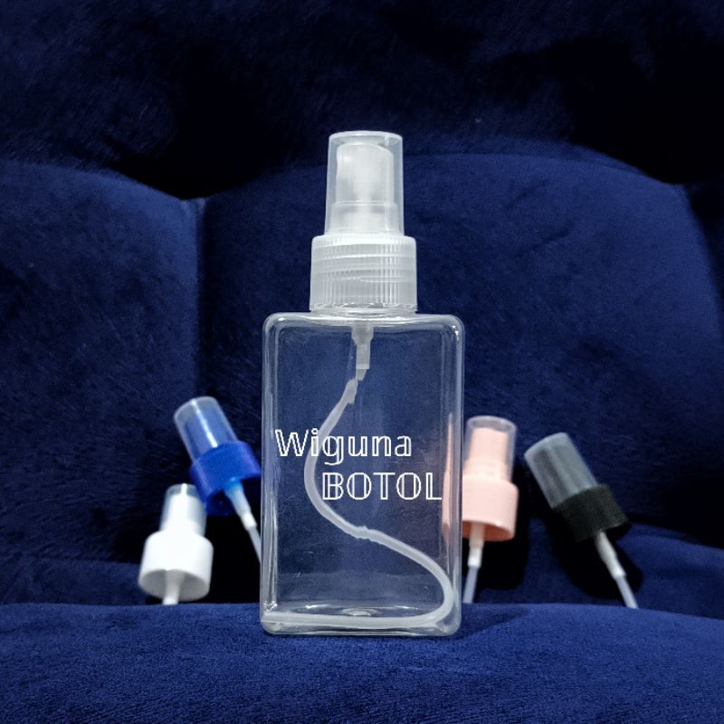Jual Botol Spray 100ml Kotak / Botol Kotak 100ml PET Tutup Spray ... Jual Botol Spray 100ml Kotak / Botol Kotak 100ml PET Tutup Spray ...
