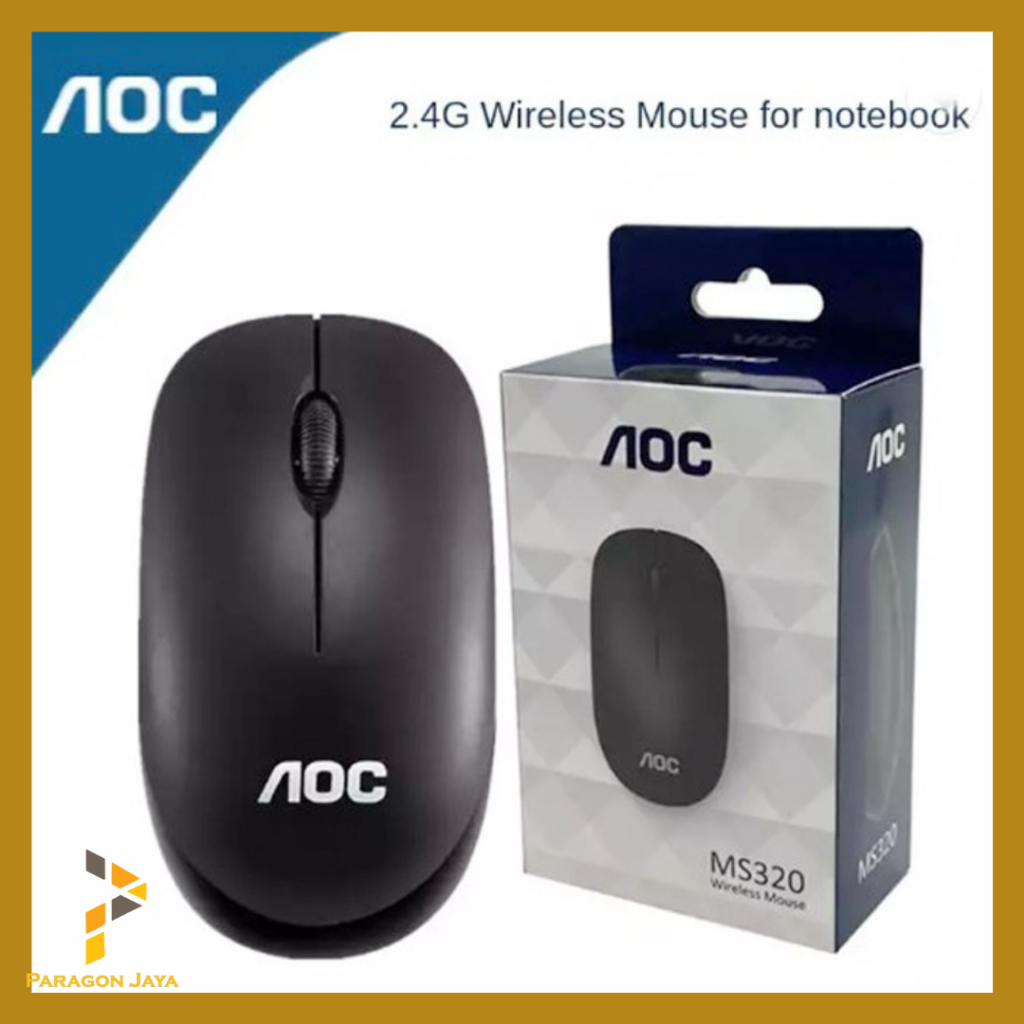 Jual Mouse Wireless AOC MS320 Wireless Mouse 2.4GHz USB Receiver | Shopee Indonesia