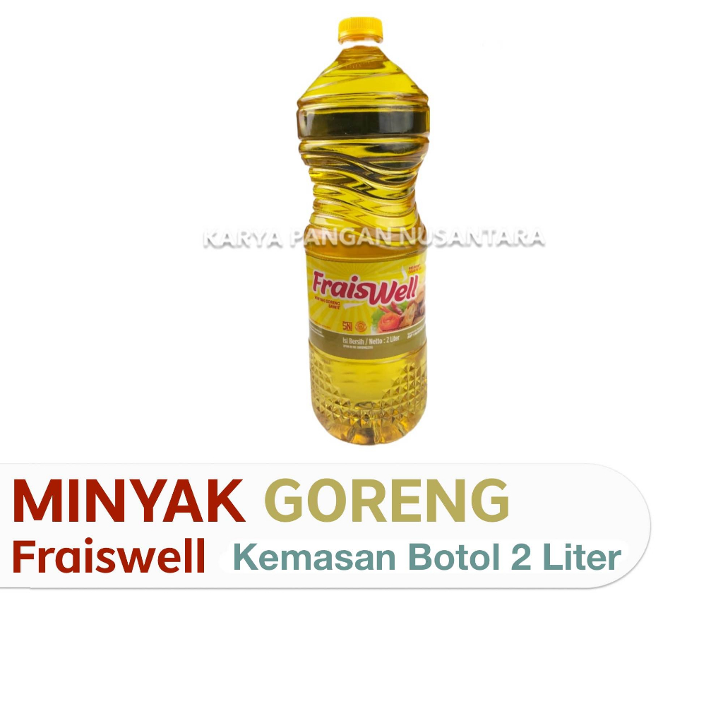 Jual MINYAK GORENG FRAISWELL 2LTR MINYAK GORENG FRAIS WELL KEMASAN ...