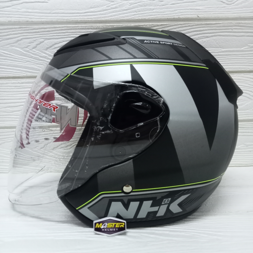 Jual HELM NHK HALF FACE HELM NHK R6 ANEKA MOTIF CUBE / XION / WAVE ...
