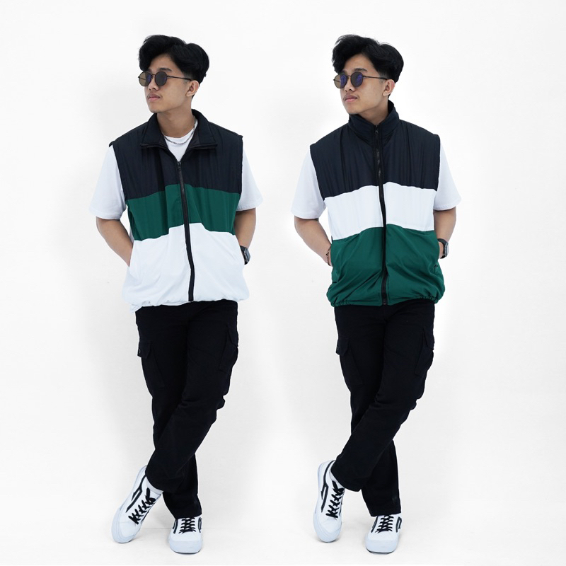 Jual Rompi Puffer Kombinasi Motif Distro TNA | Shopee Indonesia