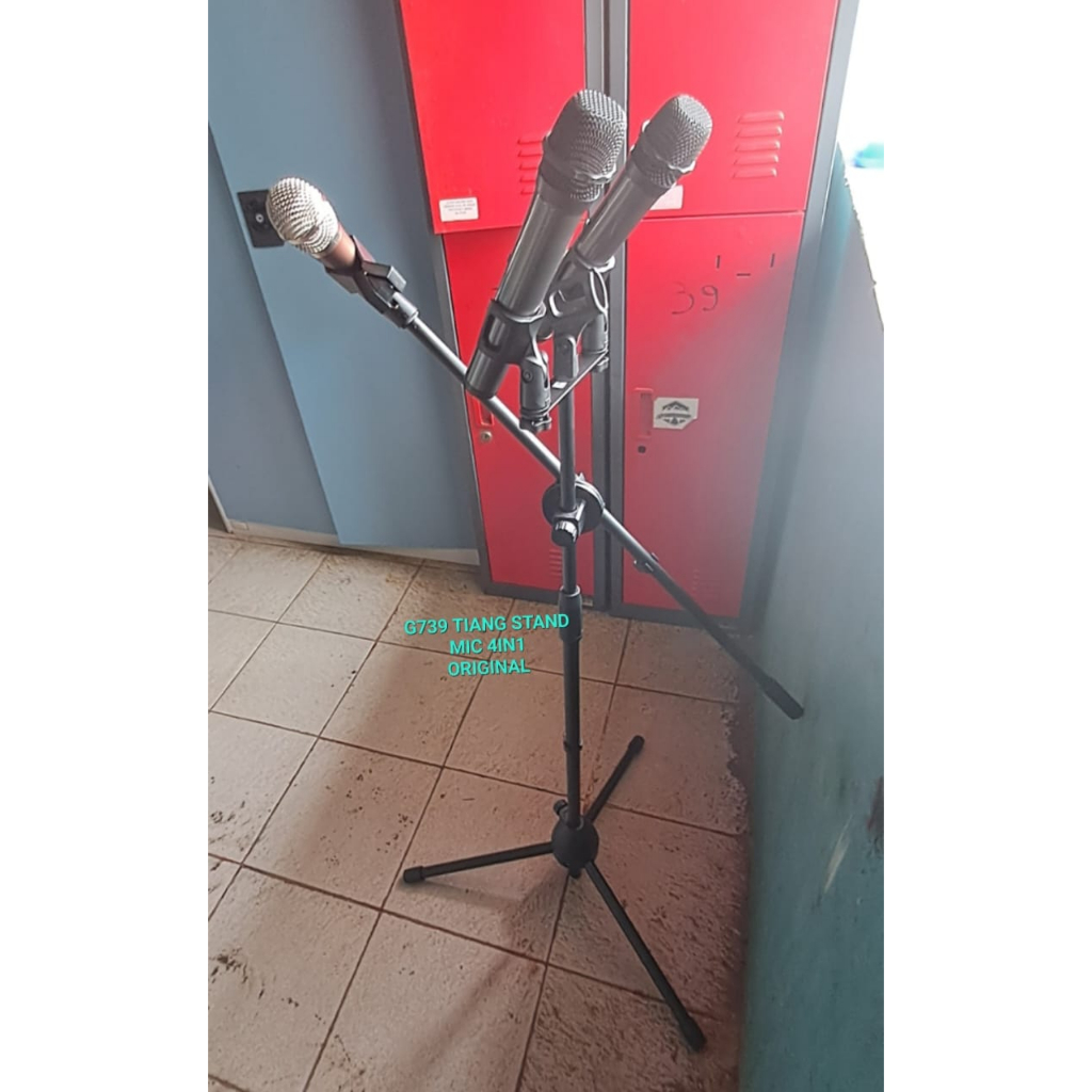Jual G739 STAND TIANG 4in1 MIC 4 CABANG TINGGI 130 CM MIK MIK ...