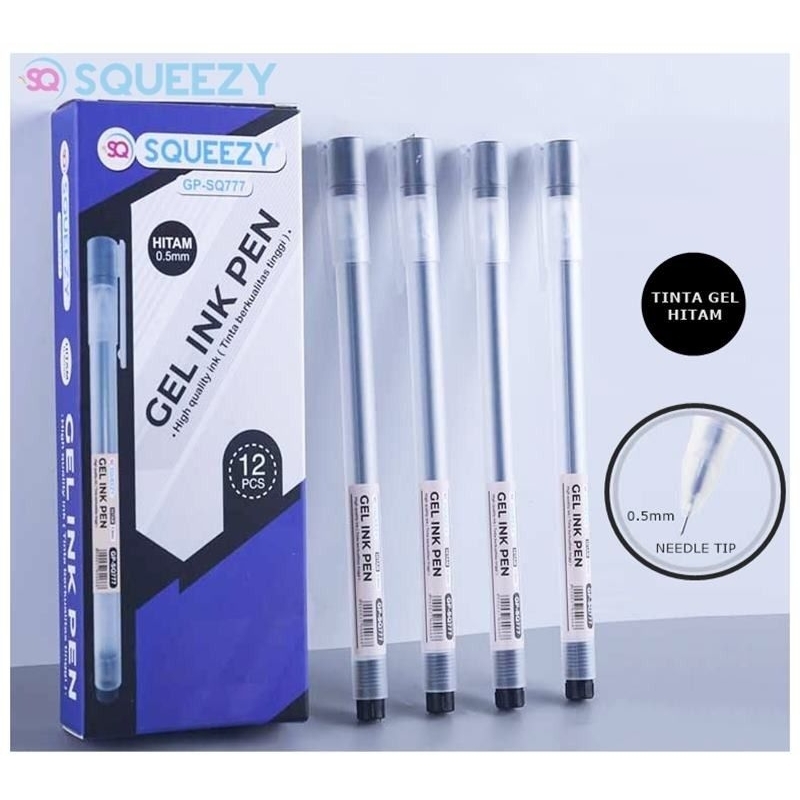 Jual Pen Squeezy SQ777 (1 Lsn = 12 Pcs) | Shopee Indonesia