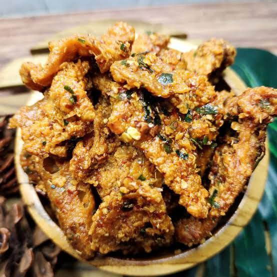 Jual kulit ayam crispy pedas daun jeruk | Shopee Indonesia