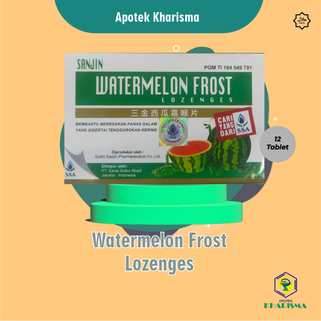 Jual Watermelon Frost Lozenges 12 TABLET | Shopee Indonesia