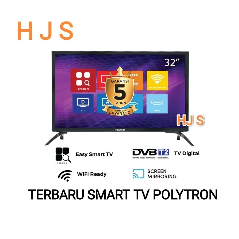 Jual TV LED POLYTRON 32 INCH SMART TV PLD-32MV1859 DAN DIGITAL TV DVB ...